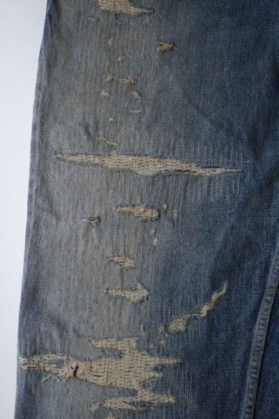 NEXUSVII. DAMAGED LOOSE DENIM PANTS II - tity