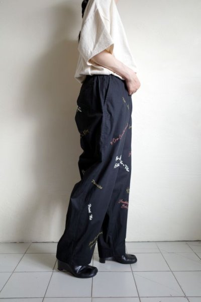NEXUSVII. SADE EASY CHINO PANTS・BLACK - tity