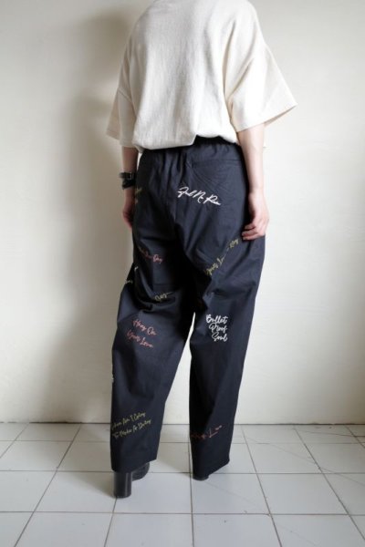 NEXUSVII. SADE EASY CHINO PANTS・BLACK - tity